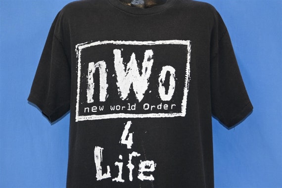 Nwo Theme Quotes Boy's Wwe New World Order Logo T Shirt Black X