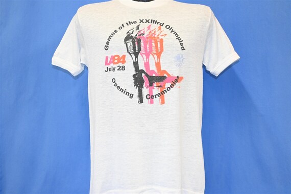 80s LA84 Los Angeles Olympics 1984 Torch Opening Cere… - Gem