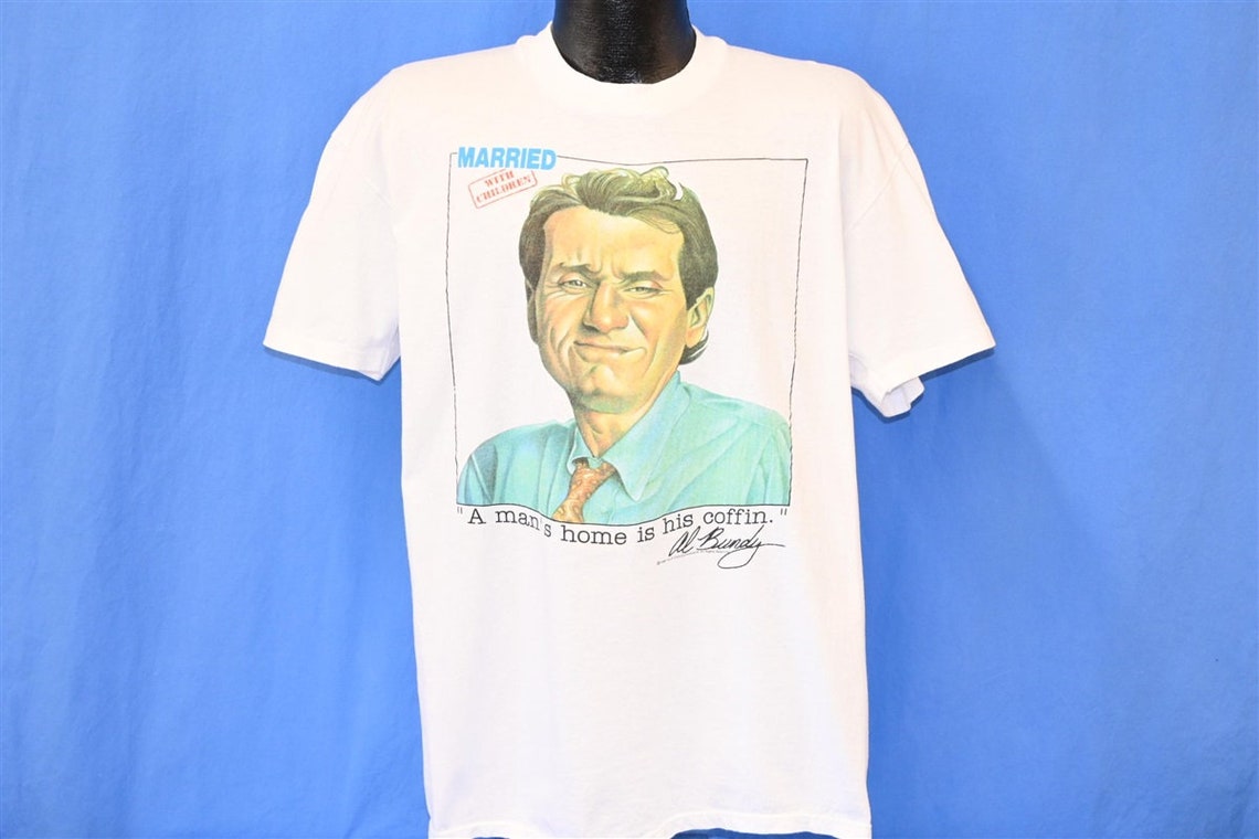 80s Al Bundy Married With Children a Man's Home is His Coffin TV Show ...