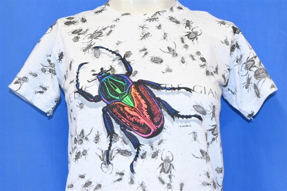 90s Giant Scarab Beetle Bug Insect All Over Print AOP… - Gem