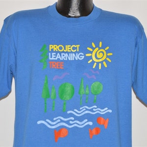 90s Project Learning Tree Double Sided T-shirt Large - Etsy