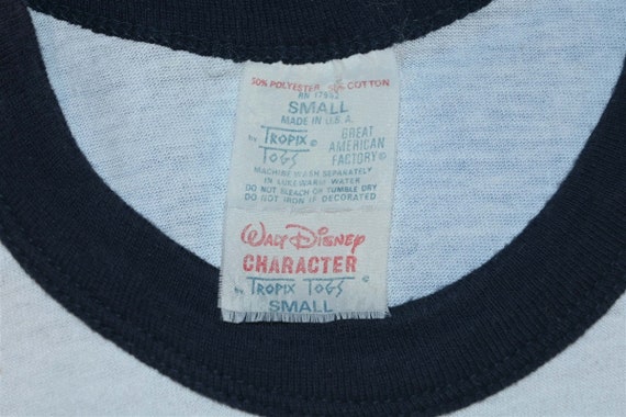 70s Walt Disney Minnie Mouse Cartoon Tropix Togs Whit… - Gem