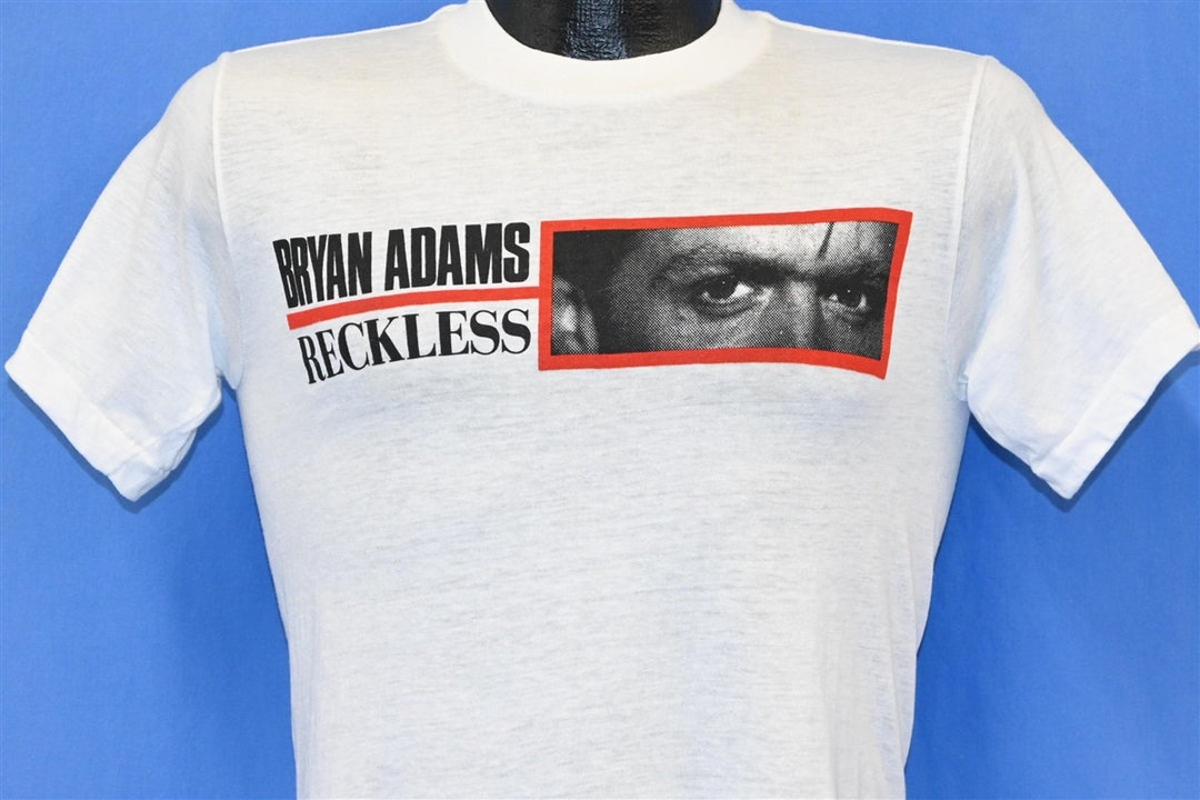80s Bryan Adams Reckless Rock Album Summer of 69 Run to You Heaven T-shirt Small - Etsy