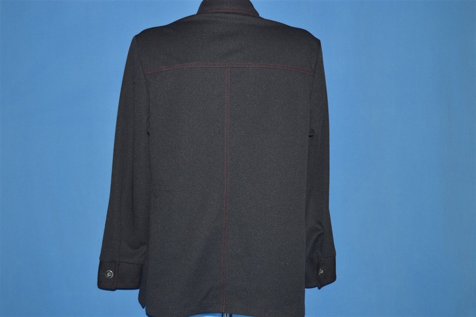 70s All Seasons Blue Polyester Disco Jacket Medium - Etsy