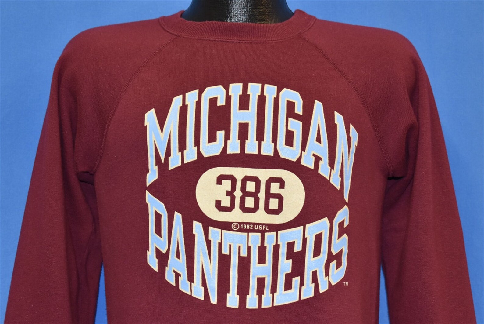 80s Michigan Panthers USFL Sweatshirt Medium | Etsy