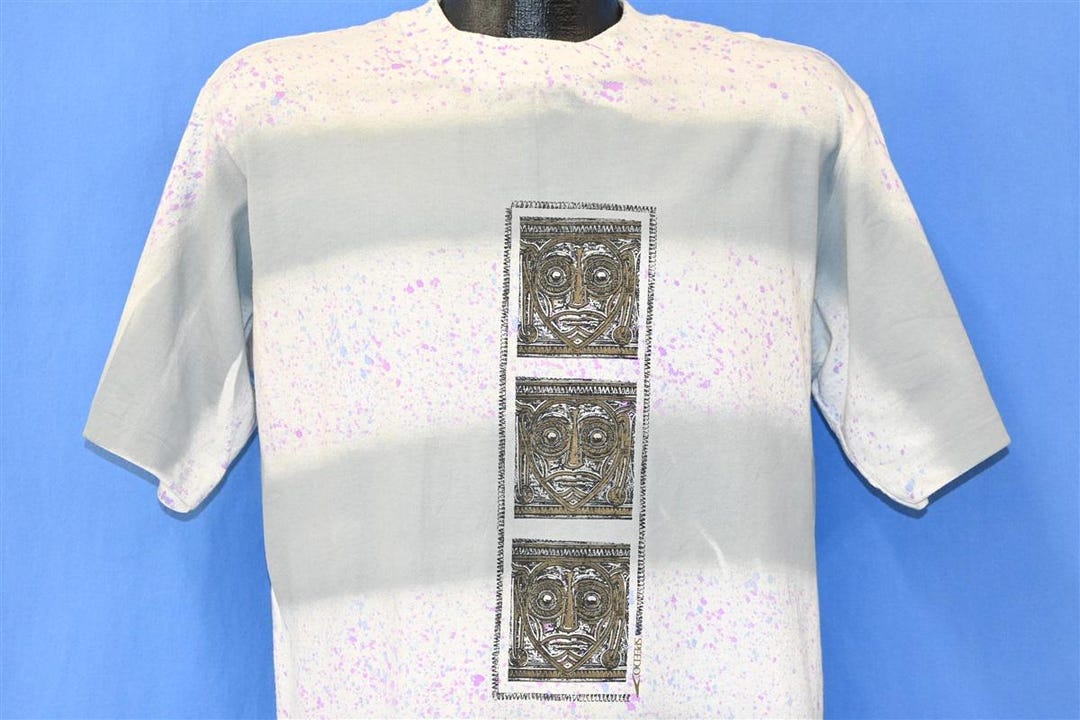 90s Speedo Bali Island Swimwear Brand Striped Speckled AOP T-shirt ...