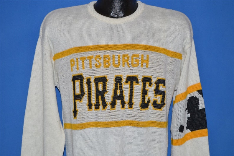 80s Pittsburgh Pirates Cliff Engle Deadstock Sweater Small | Etsy