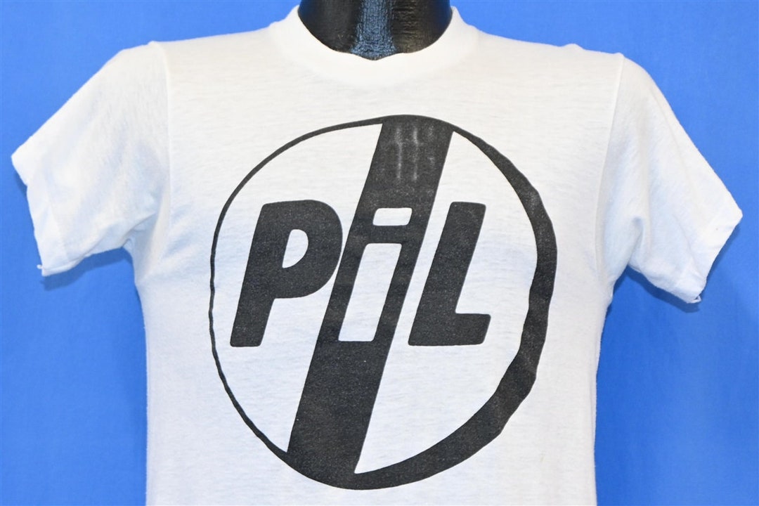 70s Public Image Ltd Pil Band Logo Post Punk John Lydon T-shirt Small ...