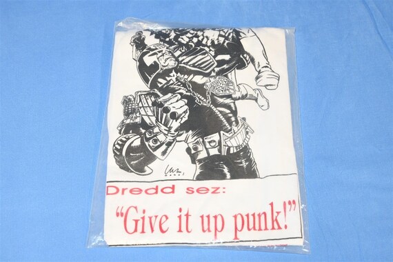 80s Judge Dredd Sez Give It Up Punk 2000 AD Comic Ima… - Gem