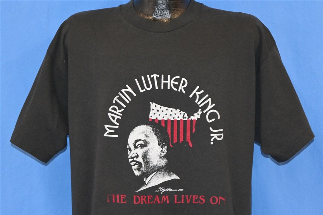 80s Dr. Martin Luther King Jr the Dream Lives on USA Civil Rights T ...
