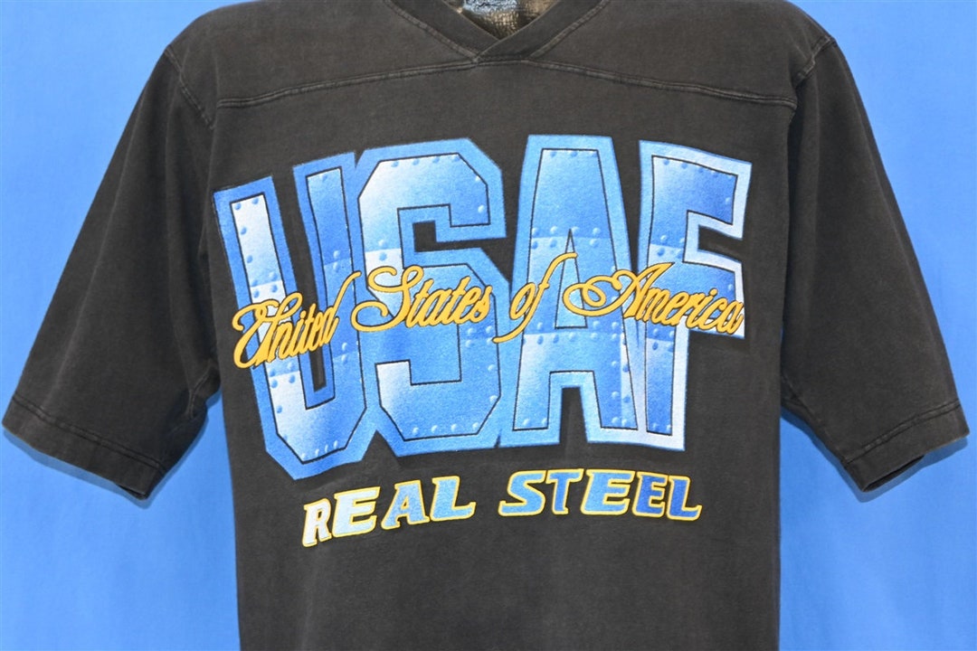90s USAF United States of America Real Steel T-shirt Large - Etsy