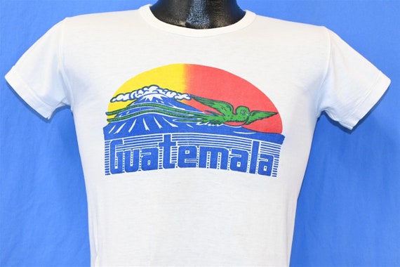 70s Guatemala Volcano Quetzal Sunset Central America … - Gem