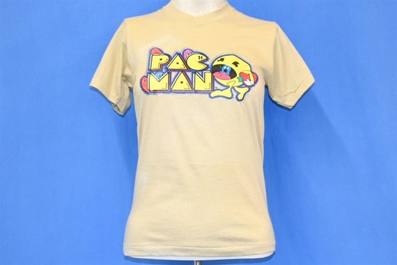 80s Pac-Man Video Arcade Game Ghosts Glittery Iron On… - Gem