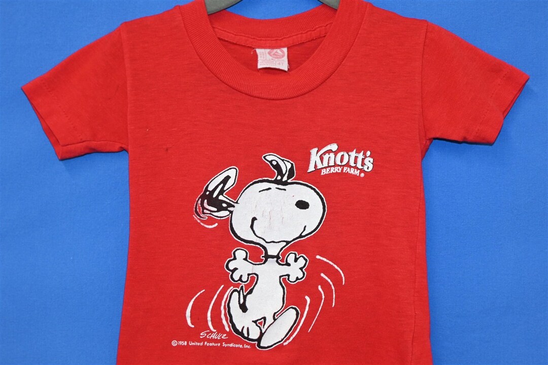 Camiseta de dibujos animados de Snoopy y los Peanuts de los 80 del ...