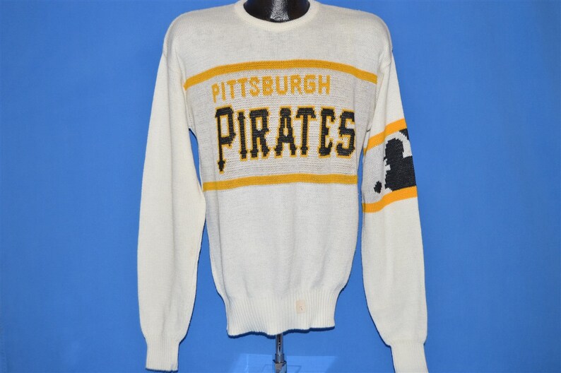 80s Pittsburgh Pirates Cliff Engle Deadstock Sweater Small | Etsy