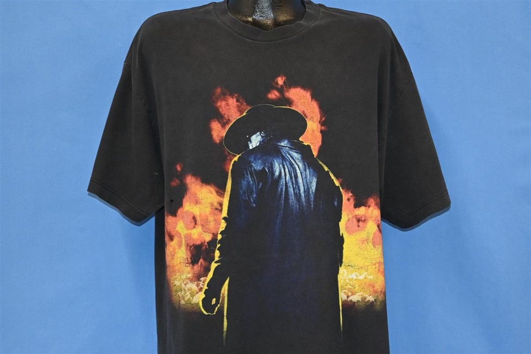 Y2K the Undertaker WWF Wrestling the Demon From Death Valley T-shirt ...
