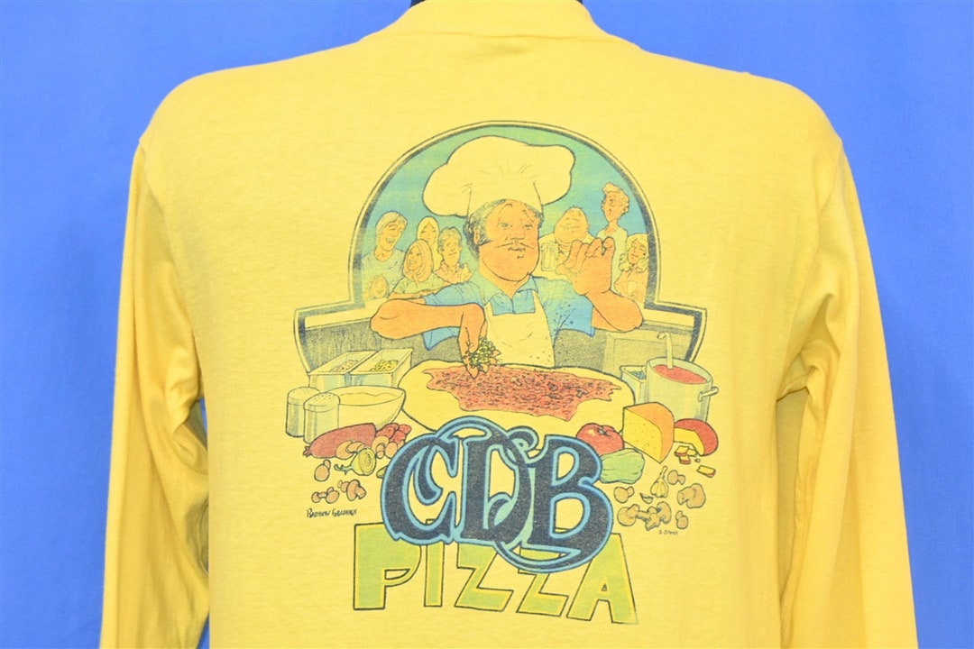 80s CDB Pizza Chef Tampa Florida Pizzeria T-shirt Medium - Etsy