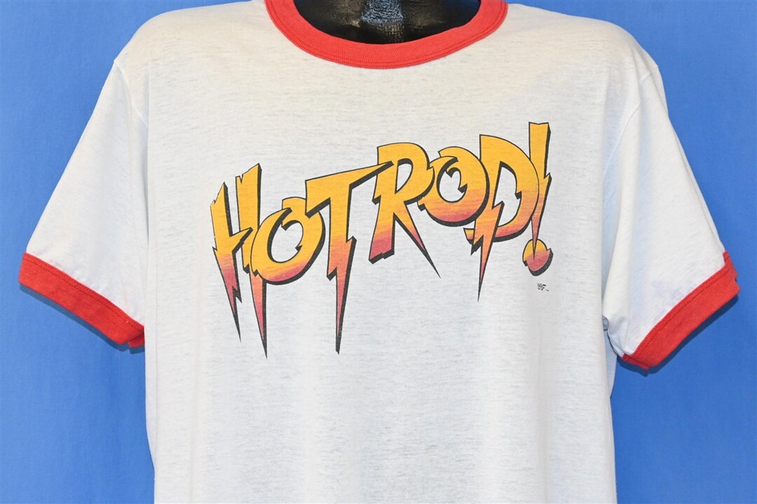 80s Hot Rod Rowdy Roddy Piper WWF Pro Wrestling Ringer T-shirt Extra ...