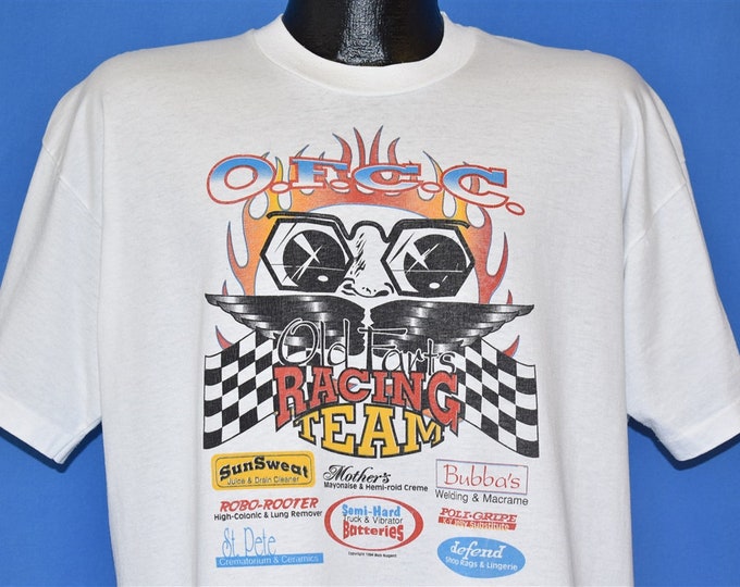90s Old Farts Racing Team Drag Race Southern California OFCC T-shirt ...