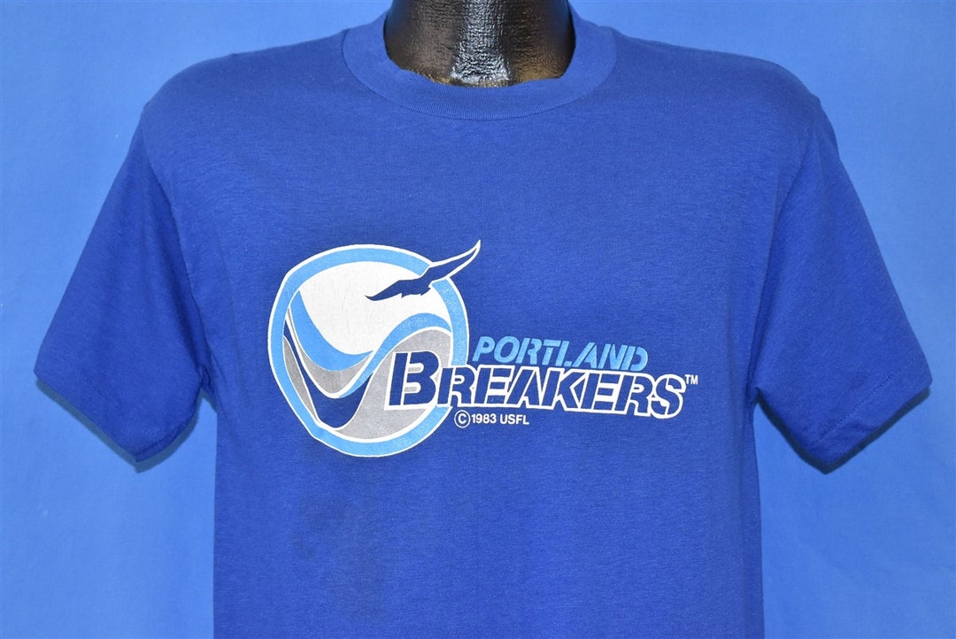 80s Portland Breakers USFL T-shirt Medium - Etsy