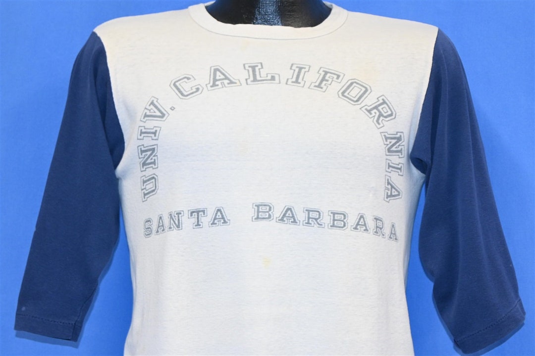 70s UCSB California Santa Barbara Champion Blue Bar T-shirt Small - Etsy