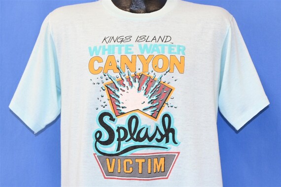 80s Splash Victim King Island White Water Canyon t-sh… - Gem