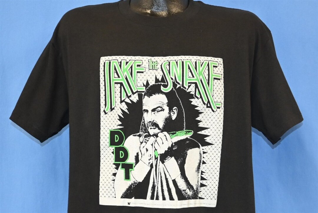 80s Jake the Snake Roberts DDT Damien Python World Wrestling Federation ...