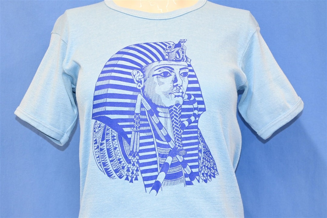70s King Tut Egyptian Pharaoh Tutankhamun Egypt T-shirt Women's Small ...