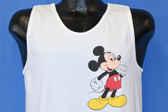90s Mickey Mouse Walt Disney Cartoon Double-Sided Tan… - Gem