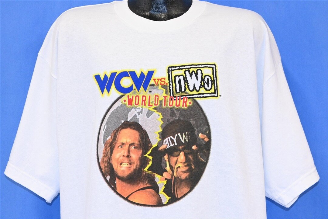 90s WCW Vs. Nwo N64 Video Game the Giant Hulk Hogan Wrestling T-shirt ...