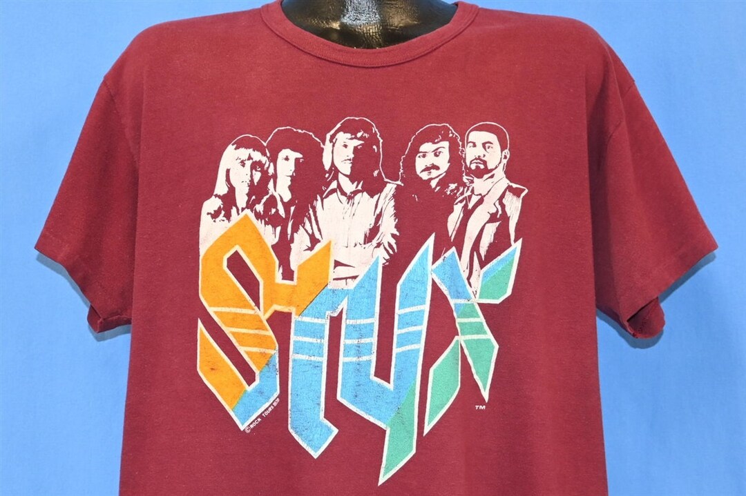 70s Styx Pieces of Eight 1978 Tour Rock Band Concert T-shirt Extra Large - Etsy