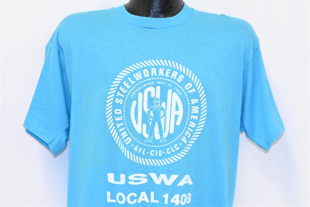 80s United Steelworkers of America USWA Local 1408 Labor Union AFL CIO ...