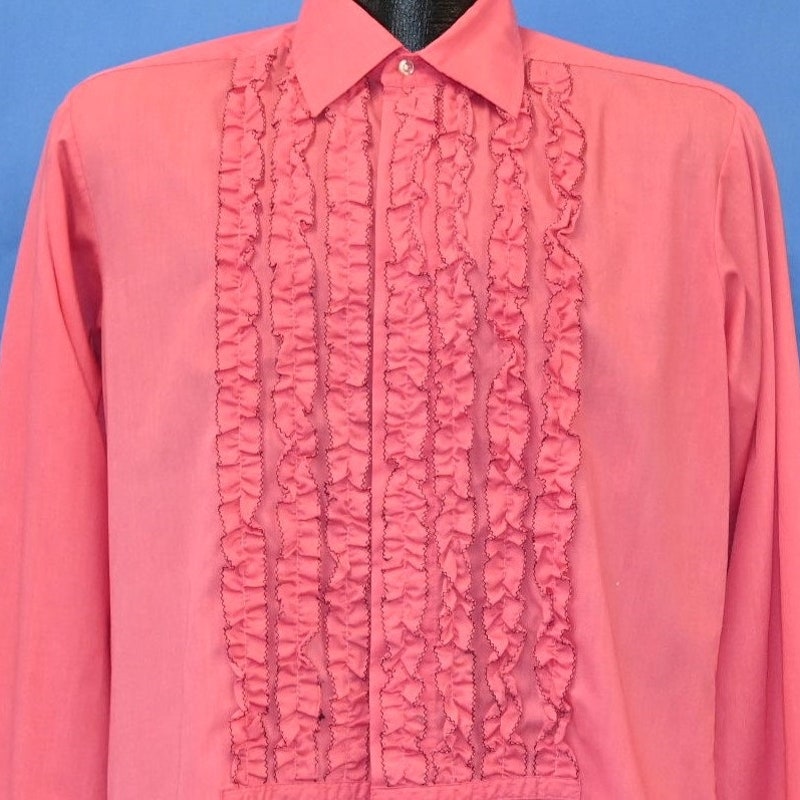 Ruffled Tuxedo Shirt - Etsy