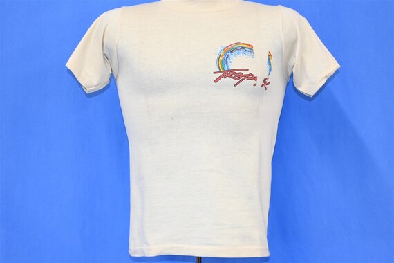 80s Surfing Ocean Wave Tropix Vacation Beige Deadstoc… - Gem