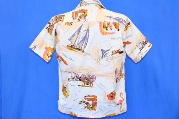 70s Bahamas Caribbean Islands Sea Shell Sailboat Big … - Gem