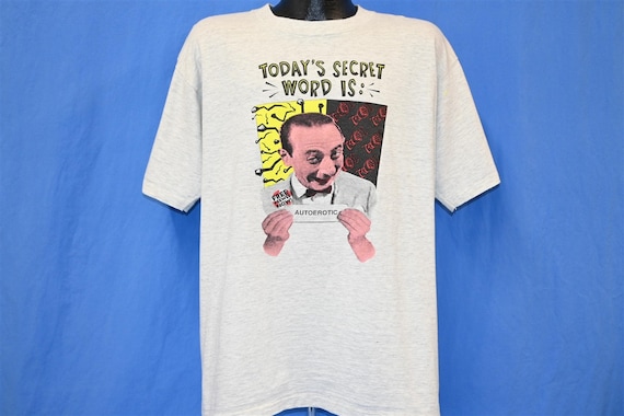 90s Free Pee Wee Herman Paul Reubens Secret Word Auto… - Gem