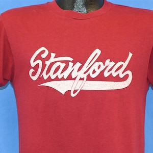 80s Stanford University Cardinal Red Silicon Valley Bay Area T-shirt ...