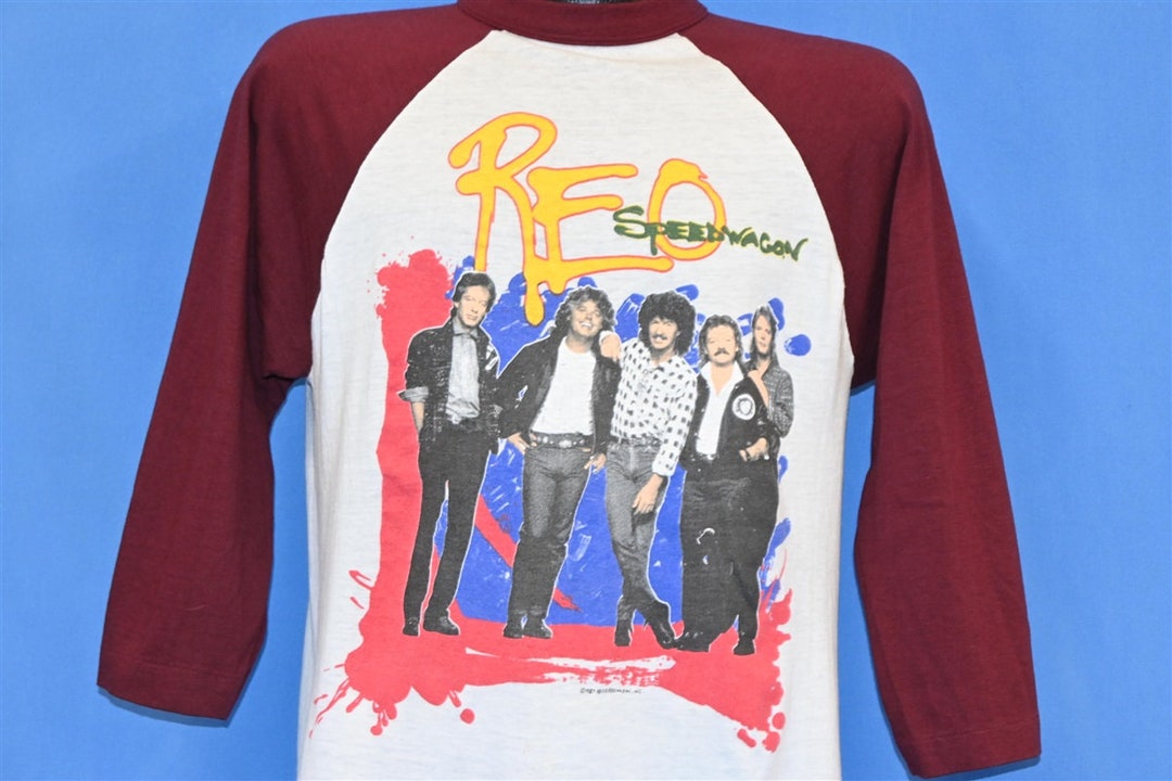80s REO Speedwagon Portrait Raglan Rock Band T-shirt Medium - Etsy