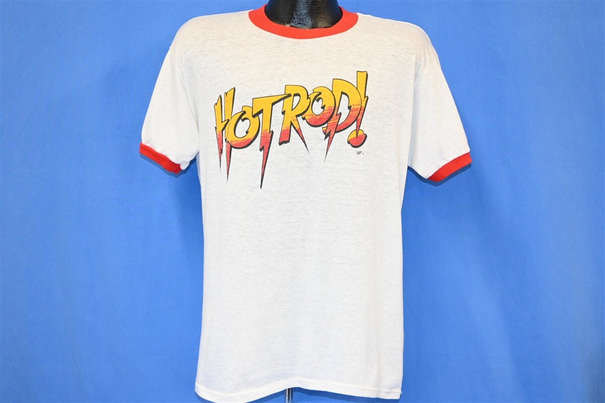 80s Hot Rod Rowdy Roddy Piper WWF Wrestling Ringer T-shirt | Etsy