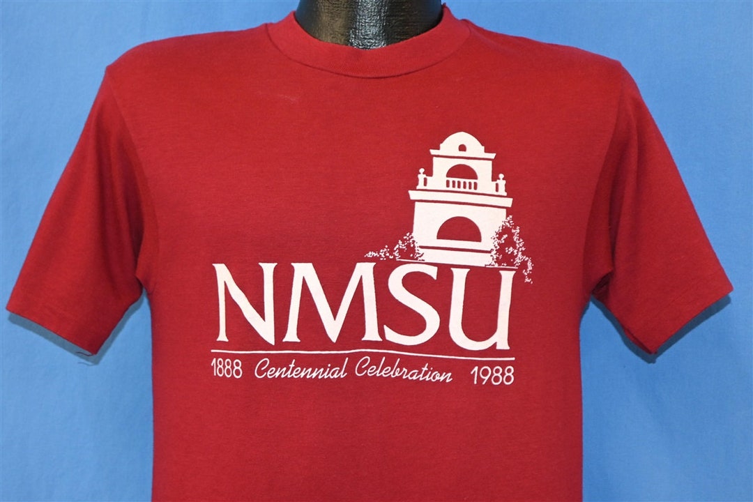 80s New Mexico State University NMSU Aggies Centennial College T-shirt ...