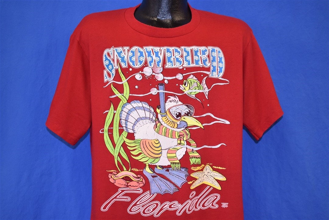 80s Snowbird Snorkeling Florida Joke T-shirt Large - Etsy