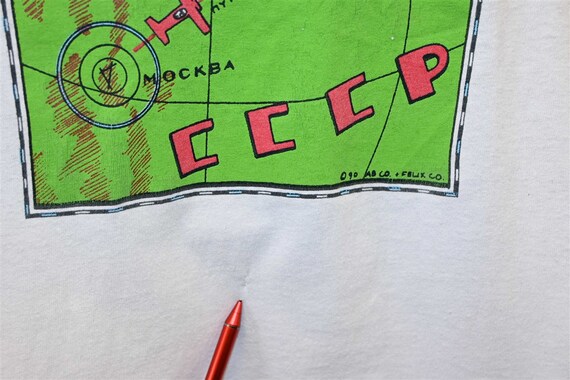 90s Aerial Map CCCP Soviet Union Russia 1934 Airplane… - Gem