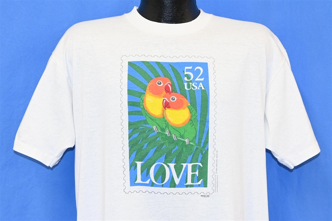 90s Love Series USPS Postage Stamp Fisher Love Birds Tropical Parrots T ...