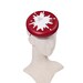 Mini Red Beret, Red and White Round Fascinator 50% OFF- ON Sale - Etsy