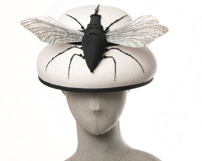 CUSTOM ORDER Dragonfly Inspired Wool Hat - Etsy