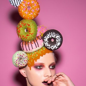 Donuts Fascinator, Doughnuts Headpieces - Etsy