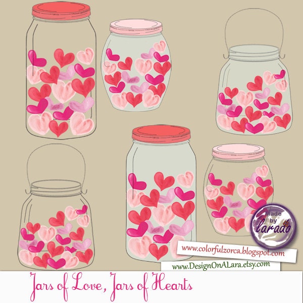 Mason Jar Clip Art - Etsy
