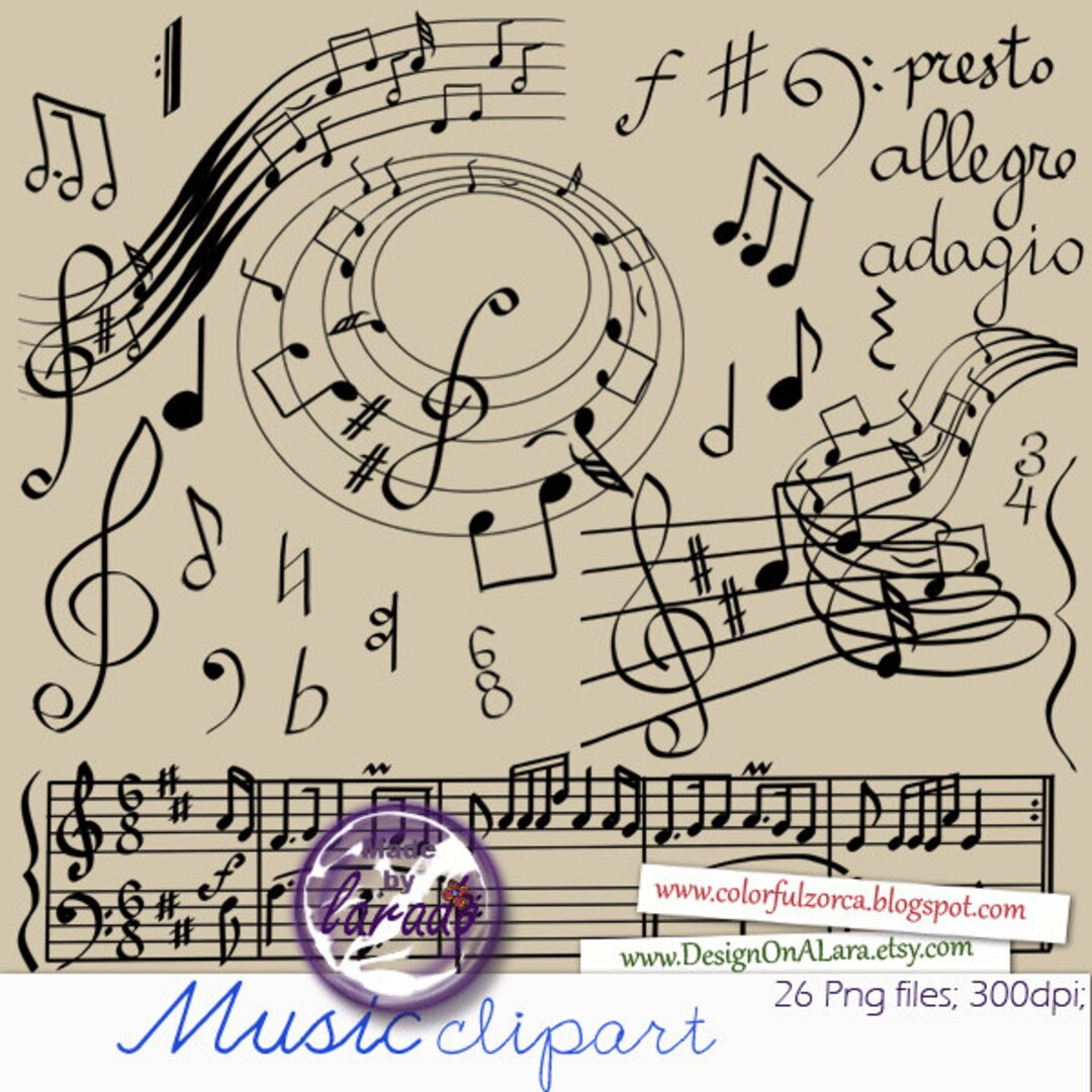 Music Notes Clip Art Png