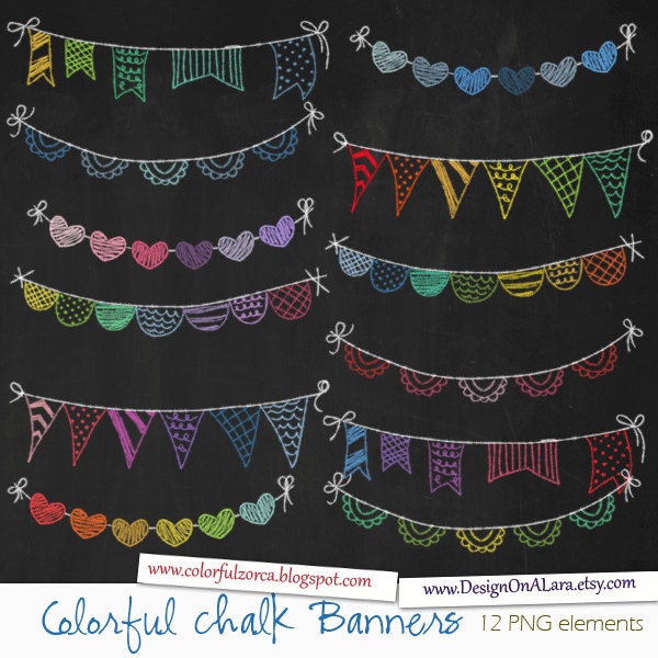 Bunting Clip Art - Etsy