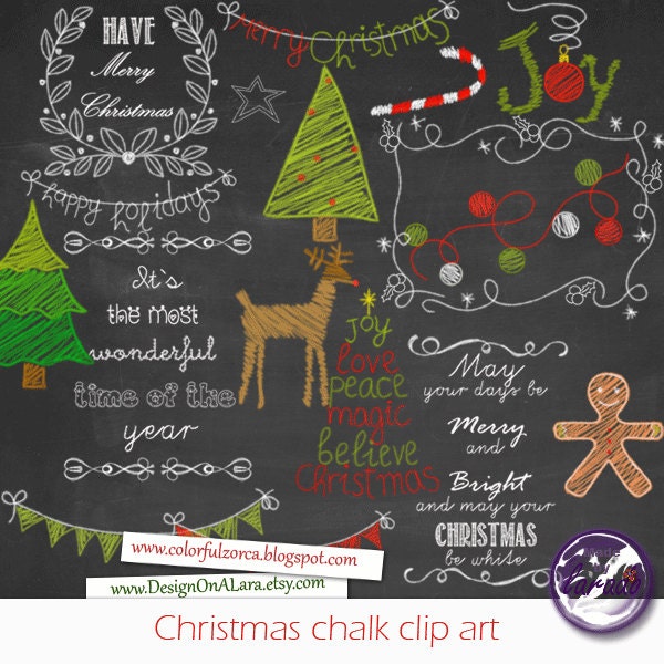 Chalkboard Christmas - Etsy